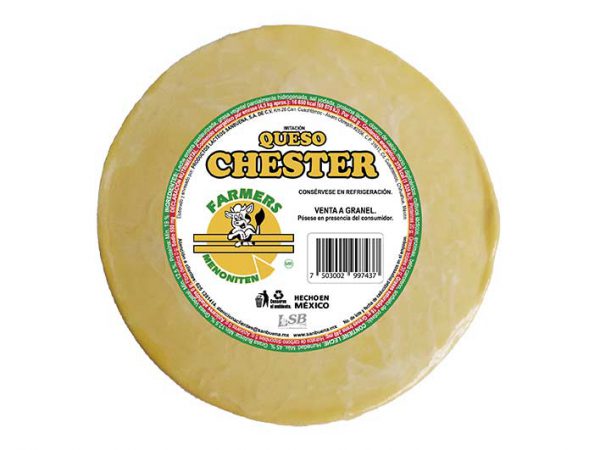 RUEDA IMITACIÓN QUESO CHESTER FARMERS MENONITEN 9,5 kg - Productos ...